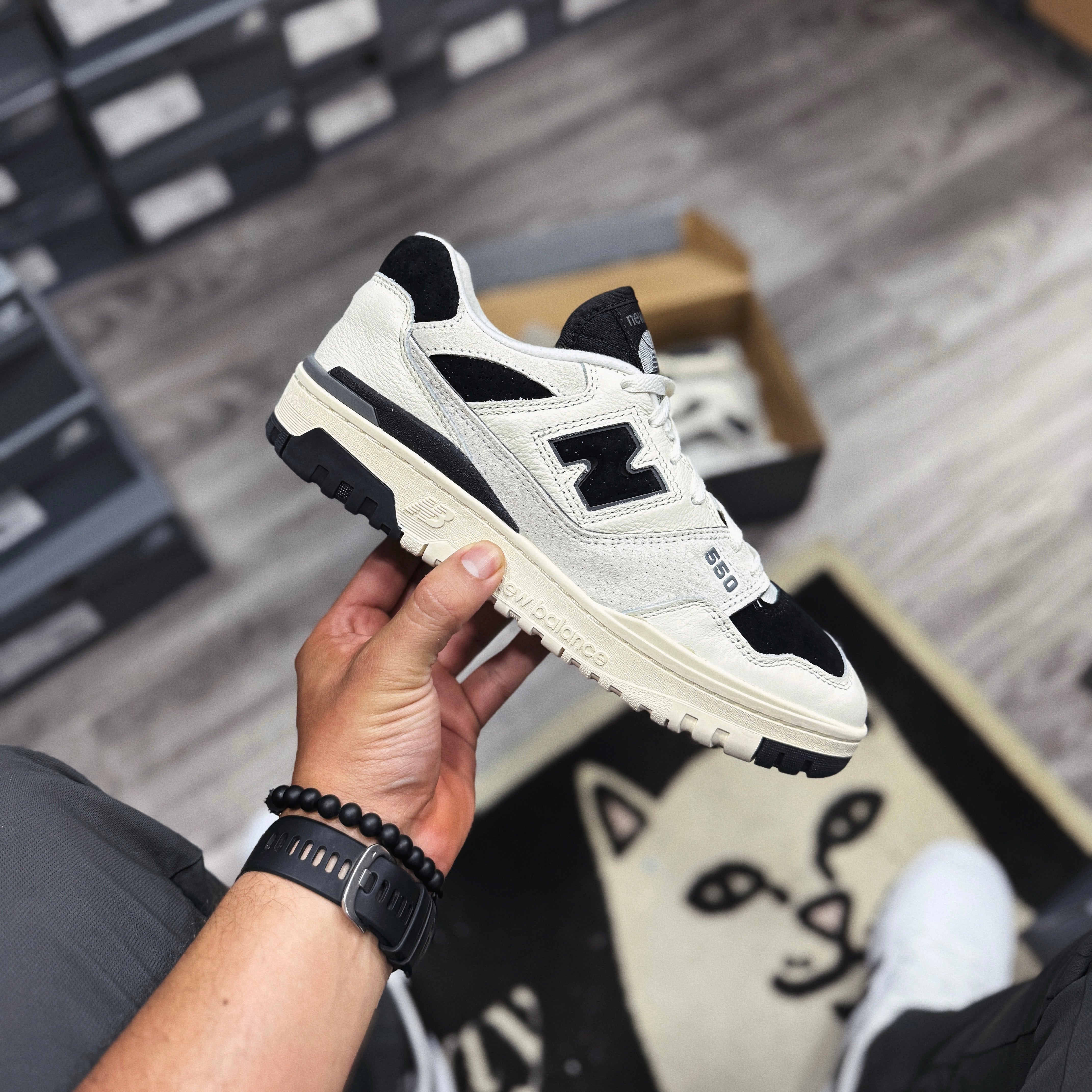 New Balance 550 “ Sea Salt Black ” – Underground El Salvador